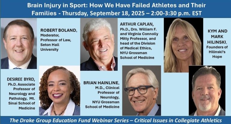 Webinar #49 - Brain Injury in Sport: How We Have Failed Athletes and ...